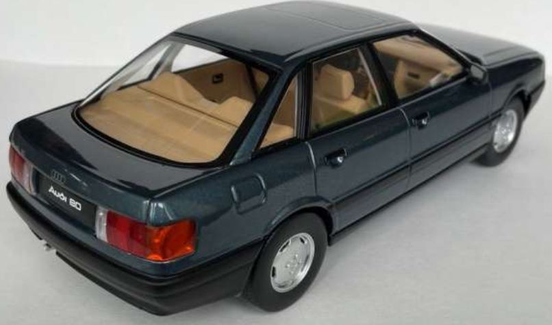 Audi 80 B3 Lago Blue-Green Metallic 1989 - John Ayrey Die Casts